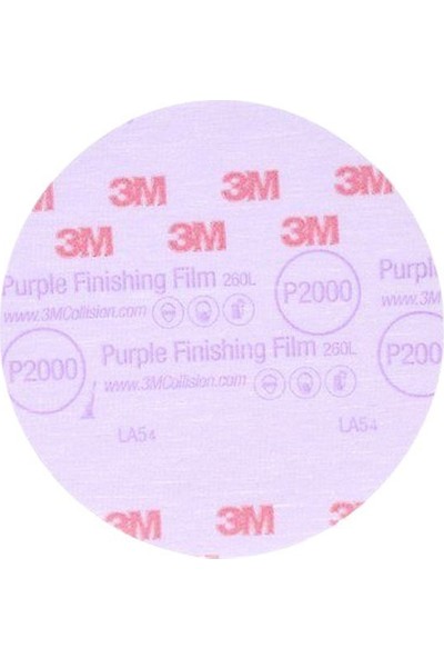 3m 30666 260L+ Hookit P2000 Deliksiz Disk Zımpara 150MM (1 Adet)