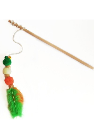 Dost Pet Zilli ve Tüylü Kedi Oltası 50 cm Dost Pet Zilli ve Tüylü Kedi Oltası 50 cm