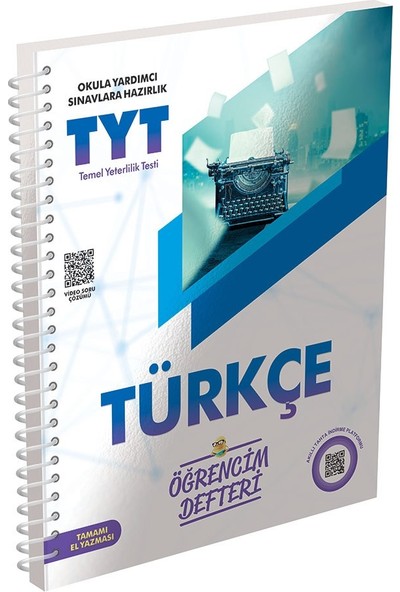 Murat Yayınları Yayınları TYT Türkçe Öğrencim Defteri