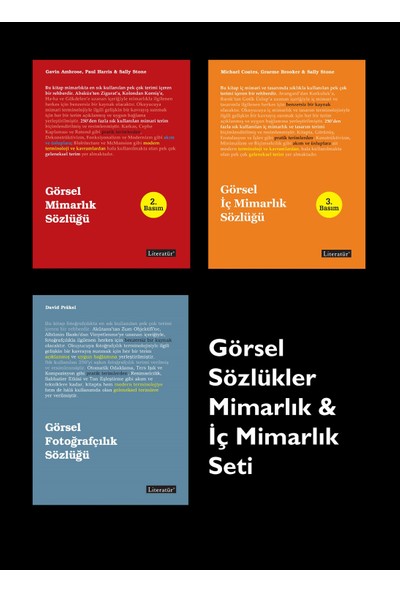 Görsel Sözlükler Mimarlık Ve İç Mimarlık Seti (3 Kitap) - Michael Coates Görsel Sözlükler Mimarlık Ve İç Mimarlık Seti (3 Kitap) - Michael Coates