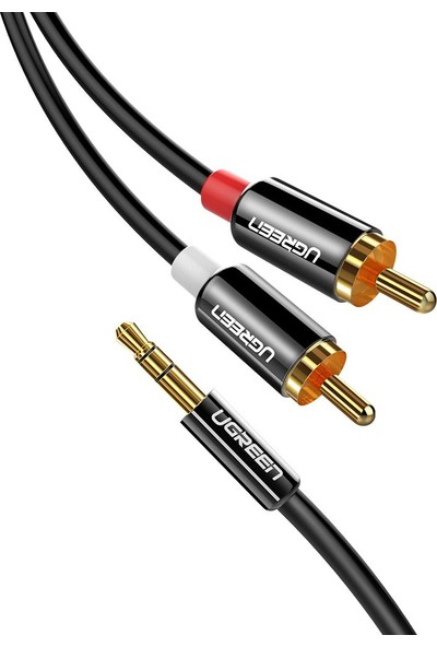 Ugreen RCA 3.5mm Aux Ses Kablosu 1 Metre