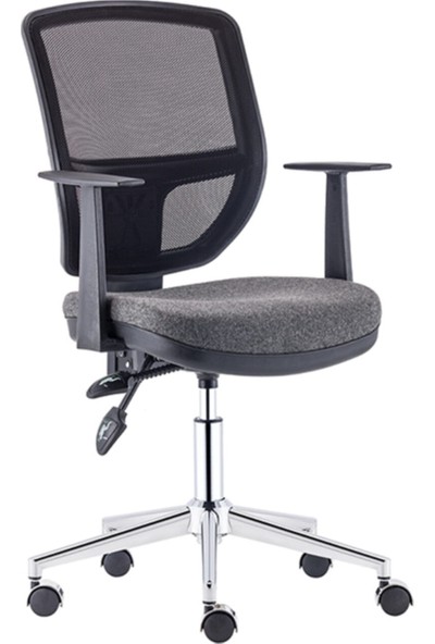 Sandalye Online Gri Ofis Sandalyesi