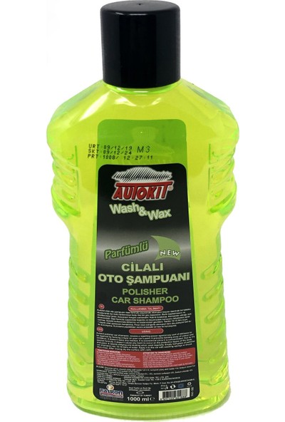 Autokit Oto Şampuan Araba Yıkama Şampuanı Araç Yıkama Köpüğü 1lt