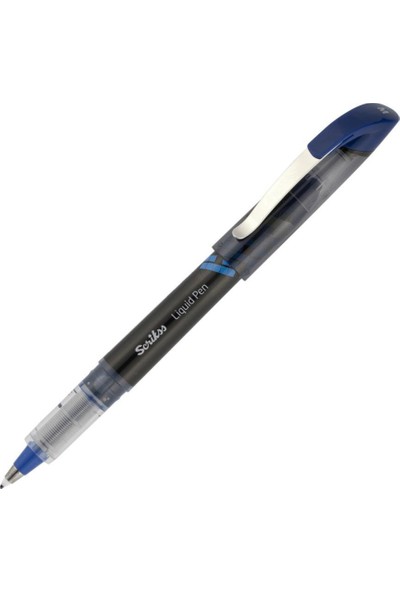 Scrikss Roller Kalem Liquid Pen Konik Uç Mavi LP-68