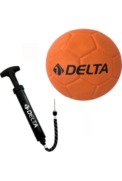 Delta Deluxe Kauçuk 1 Numara Hentbol Topu + Top Pompası Delta Deluxe Kauçuk 1 Numara Hentbol Topu + Top Pompası