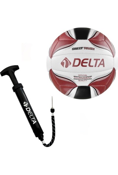 Delta Rivo Voleybol Topu + Çok Fonksiyonlu Top Şişirme Pompası Delta Rivo Voleybol Topu + Çok Fonksiyonlu Top Şişirme Pompası