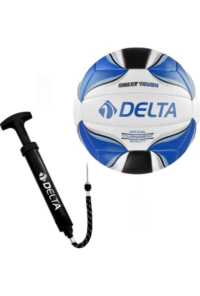 Delta Rivo Voleybol Topu + Çok Fonksiyonlu Top Şişirme Pompası Delta Rivo Voleybol Topu + Çok Fonksiyonlu Top Şişirme Pompası