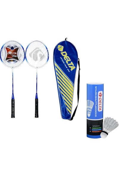 Delta Tek Parça 2 Badminton Raketi 6 Mantar Başlı Badminton Topu