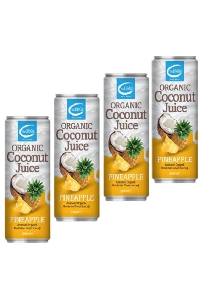 TheLifeCo Ananaslı Hindistan Cevizi Içeceği 250 ml x 4'lü TheLifeCo Ananaslı Hindistan Cevizi Içeceği 250 ml x 4'lü