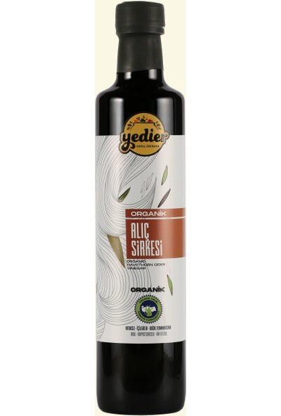 Yedier Organik Alıç Sirkesi 500 ml x 3