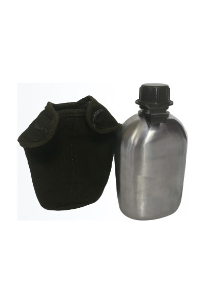 Alüminyum Askeri Matara (Kılıflı)