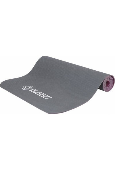 Busso BS703 Tpe Yoga Mat 173*61*0,6CM Gri-Pembe