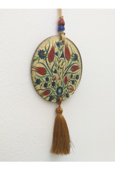 SUME Desenli Altın Varaklı Nazar Boncuğu Duvar Süsü 10 cm SUME Desenli Altın Varaklı Nazar Boncuğu Duvar Süsü 10 cm