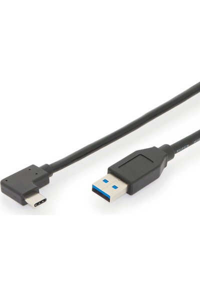 Dıgıtus USB Type-C Bağlantı Kablosu, Gen2, Type- 90°den Aya Dıgıtus USB Type-C Bağlantı Kablosu, Gen2, Type- 90°den Aya