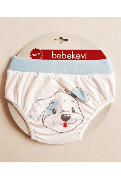 Bebekevi Bebek Pamuklu Alıştırma Külodu -Mavi