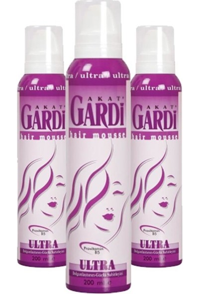 Akat Gardı Ultra Saç Köpüğü 200 ml X3 Akat Gardı Ultra Saç Köpüğü 200 ml X3