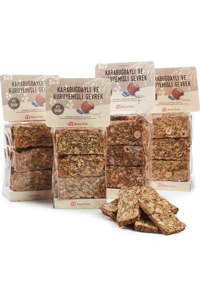 Beyaz Fırın Karabuğdaylı ve Kuruyemişli Fit Gevrek Paketi 4'lü Beyaz Fırın Karabuğdaylı ve Kuruyemişli Fit Gevrek Paketi 4'lü