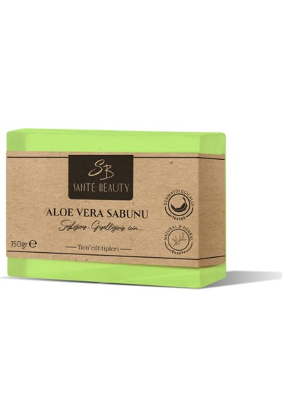 Sante Beauty El Yapımı Doğal Aloe Vera Sabun