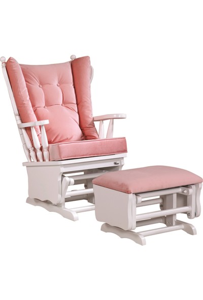 Meltem Smart Sallanır Emzirme Dinlenme Koltuğu + Markiz (beyaz-pembe (3010)) Meltem Smart Sallanır Emzirme Dinlenme Koltuğu + Markiz (beyaz-pembe (3010))