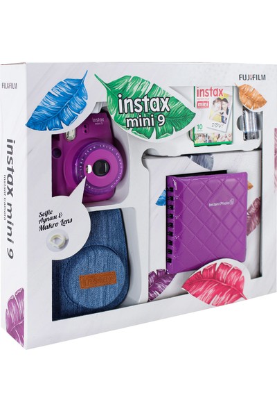 Instax Mini 9 Kit Mor Instax Mini 9 Kit Mor