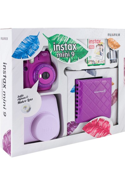Fujifilm Instax Mini 9 Kit Mor