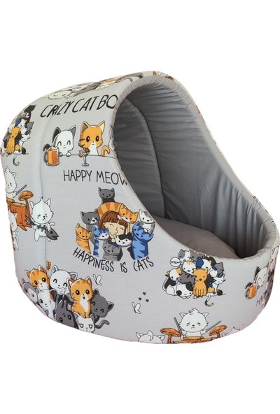 Fulia Store Kedi Evi Yuvası 38 x 43 x 37 cm