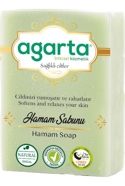Agarta Doğal El Yapımı Hamam Sabunu 150 gr Agarta Doğal El Yapımı Hamam Sabunu 150 gr