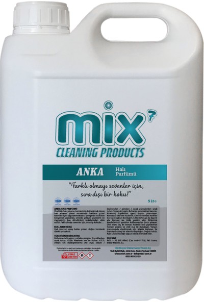 Mix Anka Halı Parfümü 5 kg