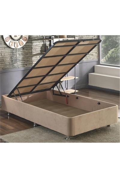 Niron Ela Baza -120X200 cm Tek Kişilik Sandıklı Sütlü Kahve Kumaş Baza Silinebilir Soho Kumaş Niron Ela Baza -120X200 cm Tek Kişilik Sandıklı Sütlü Kahve Kumaş Baza Silinebilir Soho Kumaş