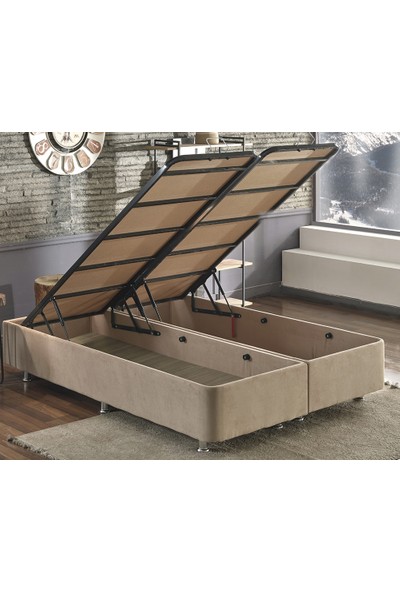Niron Ela Baza -160X200 cm Çift Kişilik Sandıklı Sütlü Kahve Kumaş Baza Silinebilir Soho Kumaş Niron Ela Baza -160X200 cm Çift Kişilik Sandıklı Sütlü Kahve Kumaş Baza Silinebilir Soho Kumaş