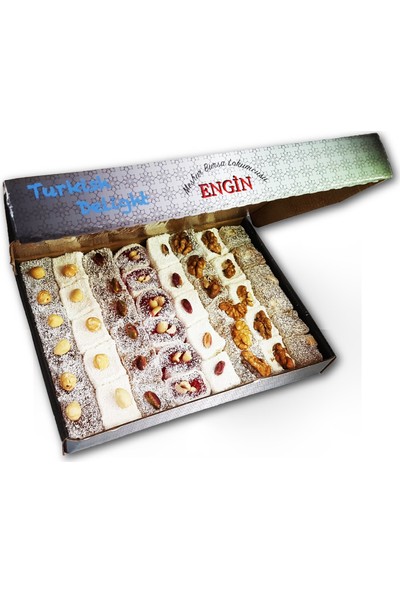 Meşhur Bursa ENGİN Lokumcusu Özel Karışık Hediyelik Lokum 1 kg Meşhur Bursa ENGİN Lokumcusu Özel Karışık Hediyelik Lokum 1 kg