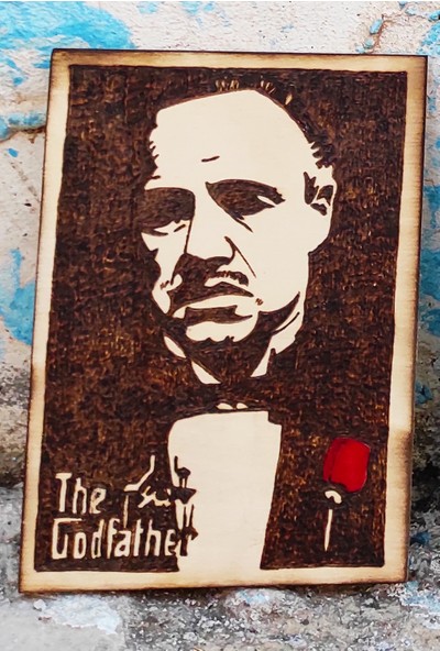 Tomars Ahşap Yakma Godfather St Tablo