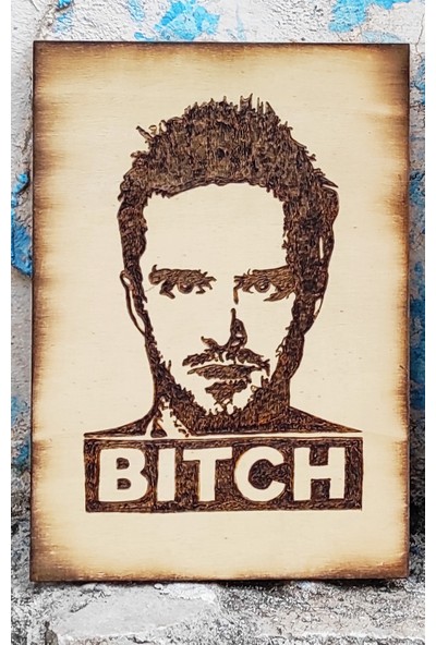 Tomars Ahşap Yakma Jesse Pinkman St Tablo