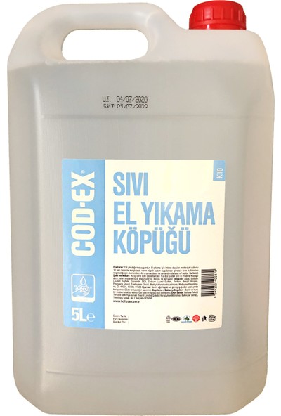 Cod-Ex Sıvı El Köpüğü - 5 Litre