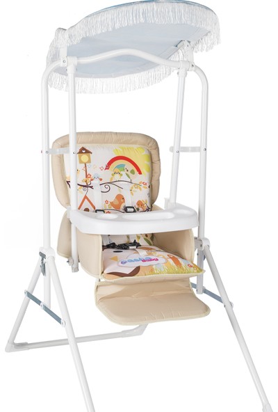 Pasha Baby Daddy Ev Tipi Çocuk Salıncak Bebek Desenli M40 Pasha Baby Daddy Ev Tipi Çocuk Salıncak Bebek Desenli M40
