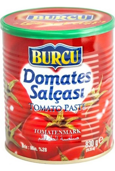 Burcu Domates Salçası Teneke 830 gr