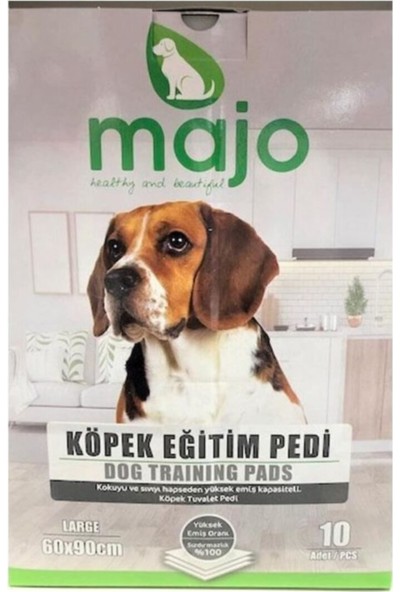 Majo Tuvalet Eğitim Pedi 60 x 90 cm x 10 Adet Majo Tuvalet Eğitim Pedi 60 x 90 cm x 10 Adet