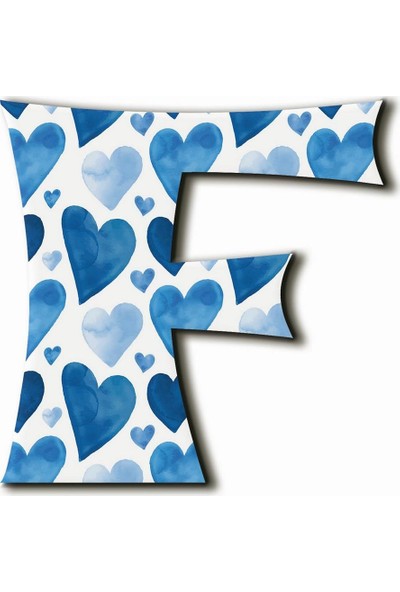Wuw F Harfli Kalp Desenli Magnet Wuw F Harfli Kalp Desenli Magnet