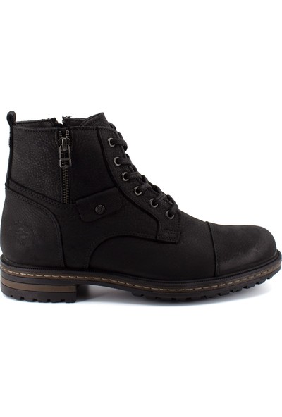 Hammer Jack 102 17400-M Erkek Deri Bot Siyah