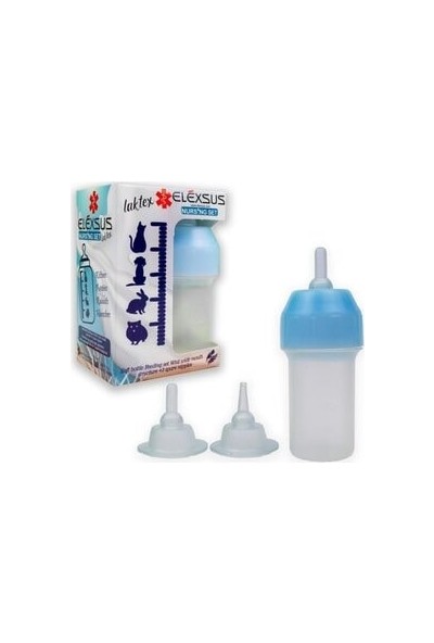 Elexsus Yavru Kedi Köpek Tavşan Biberonu 40 ml Elexsus Yavru Kedi Köpek Tavşan Biberonu 40 ml