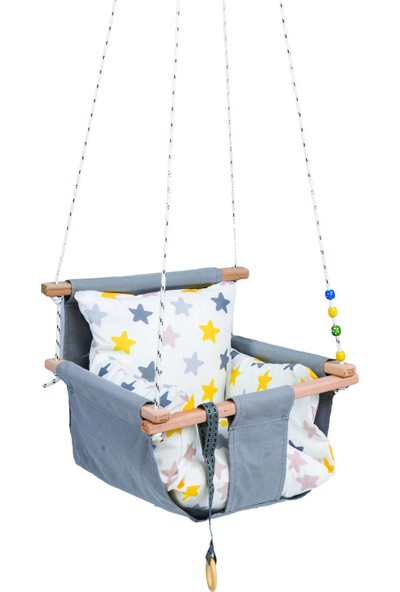 Holmen Şelale Salıncak Tavana Asılabilen Sallanır Salıncak Gri Holmen Şelale Salıncak Tavana Asılabilen Sallanır Salıncak Gri