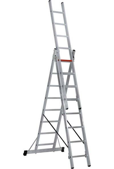 Çağsan 3x8 Basamaklı Üç Parçalı Çok Amaçlı Merdiven (TS175)