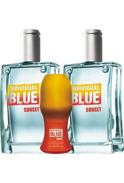 Avon Individual Blue Sunset Erkek Parfüm Ikili Set + Roll-on Paketi Avon Individual Blue Sunset Erkek Parfüm Ikili Set + Roll-on Paketi