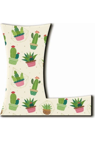 Wuw L Harfli Kaktüs Desenli Magnet Wuw L Harfli Kaktüs Desenli Magnet