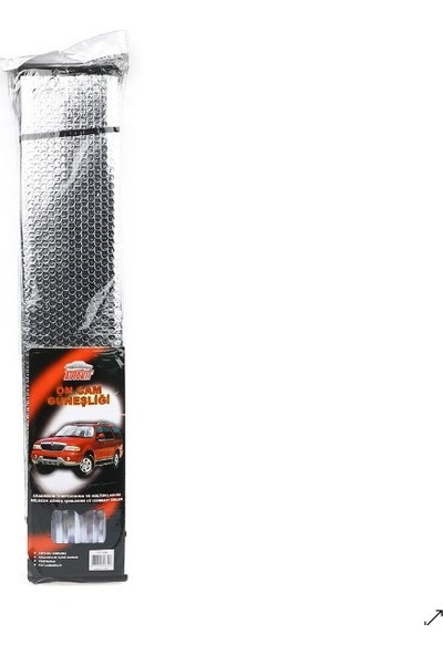 Autokit Ön Cam Güneşlik-Perde Metalize 140X70 cm Jumbo Büyük Boy