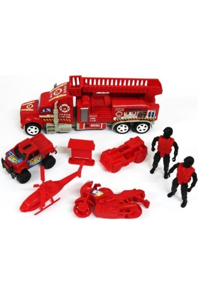 Nizam Oyuncak İtfaiye Seti 10 Parça + İtfaiye Tırı Nizam Oyuncak İtfaiye Seti 10 Parça + İtfaiye Tırı