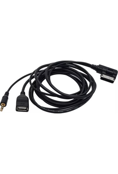 Autoline Audi Mmı Uyumlu USB Aux 150 cm Kablo A4-A5-A6-A8-Q5-Q7
