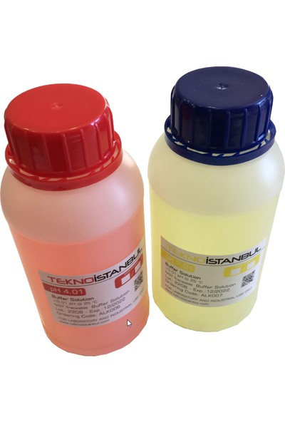 Tekno Istanbul Ph Kalibrasyon Sıvıları Ph 4 + Ph 7