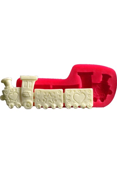 Cesil Sevimli Tren Silikon Sabun & Kokulu Taş Kalıbı