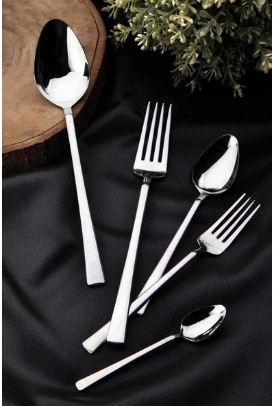 Meşeler Tercan Okyanus 30 Parça Çatal Kaşık Takımı
